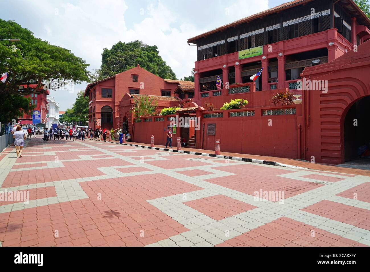 Melaka World Heritage City and Museum, Red Building, Malacca, Malaysia Stock Photo - Alamy