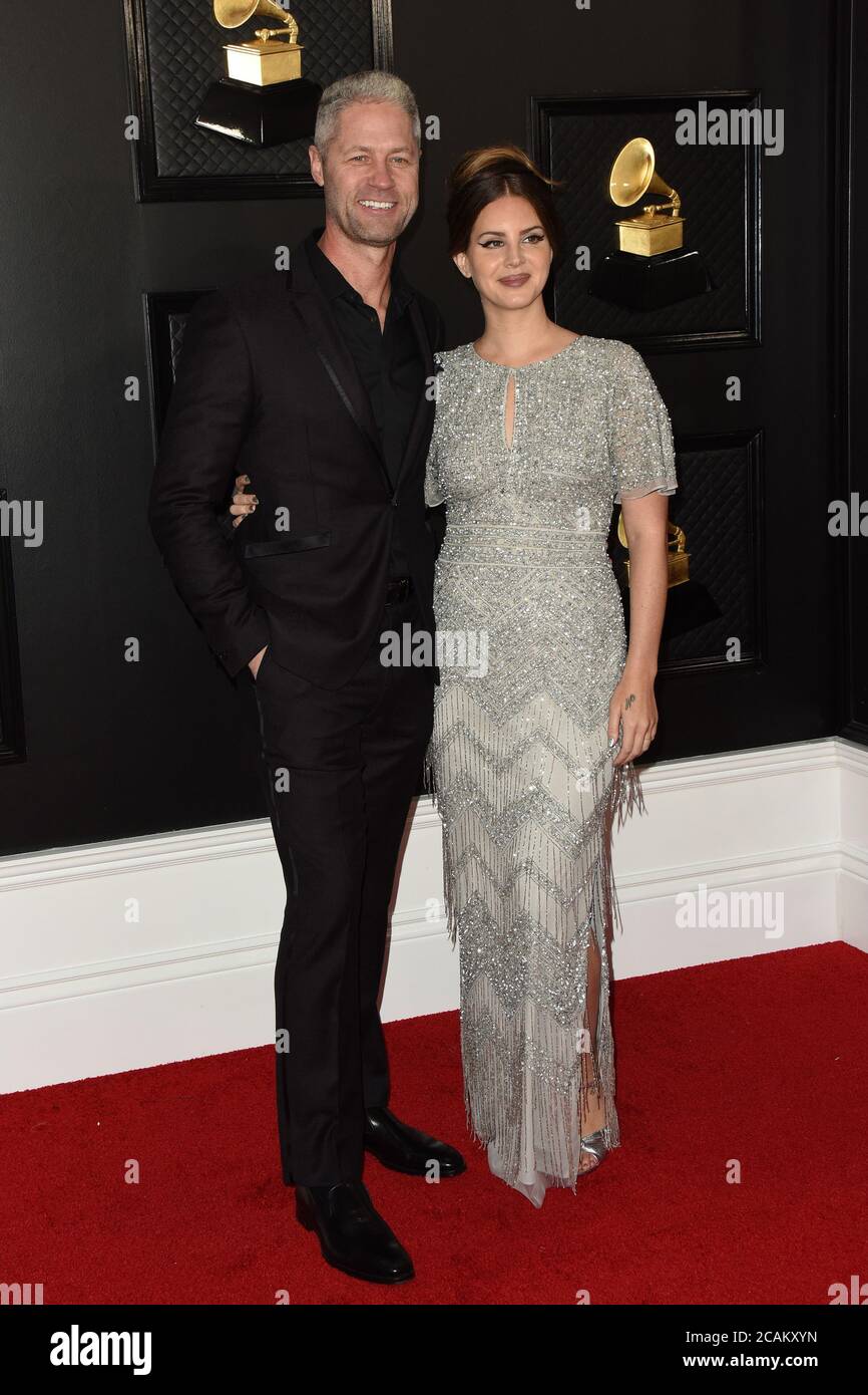 LOS ANGELES - JAN 26: Sean Larkin, Lana Del Rey at the 62nd Grammy ...