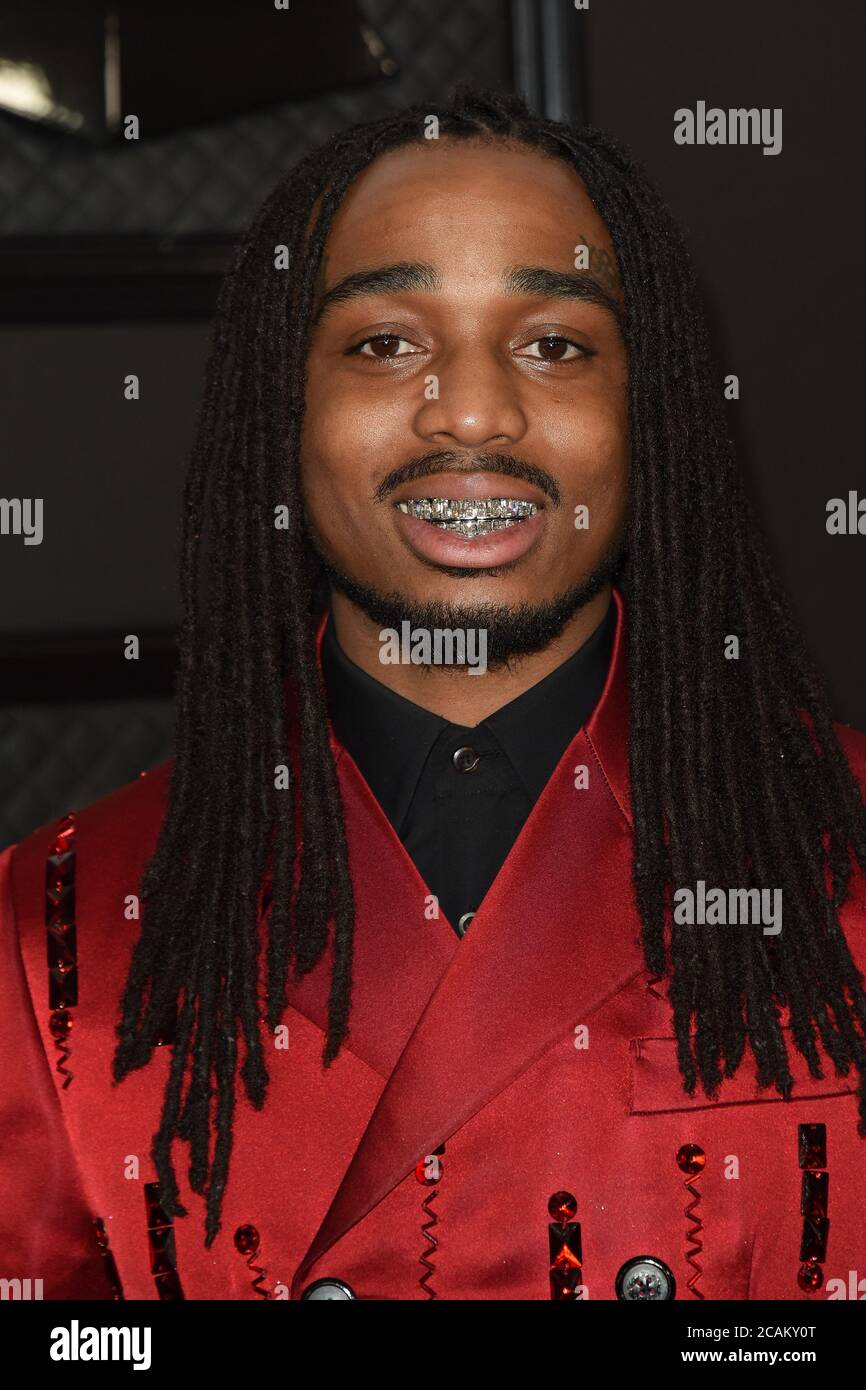 LOS ANGELES - JAN 26: Quavo at the 62nd Grammy Awards at the Staples ...