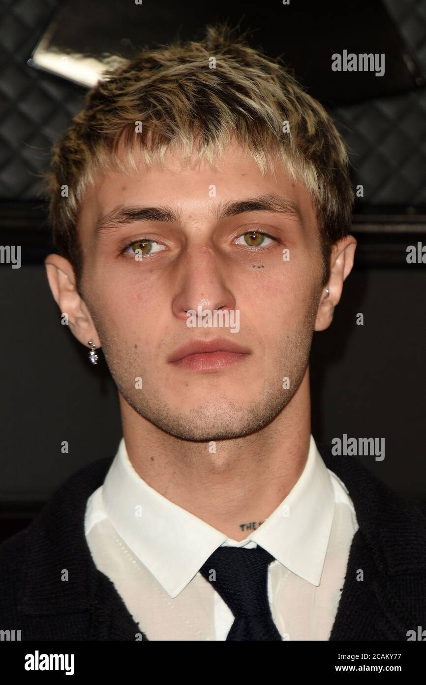 LOS ANGELES - JAN 26: Anwar Hadid at the 62nd Grammy Awards at the ...