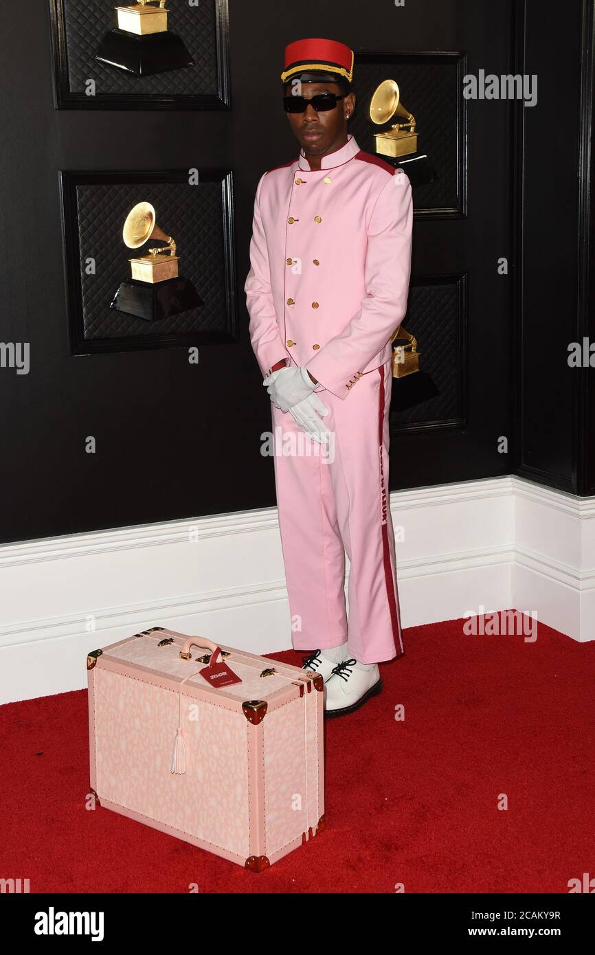 LOS ANGELES - JAN 26: Tyler the Creator at the 62nd Grammy Awards at ...