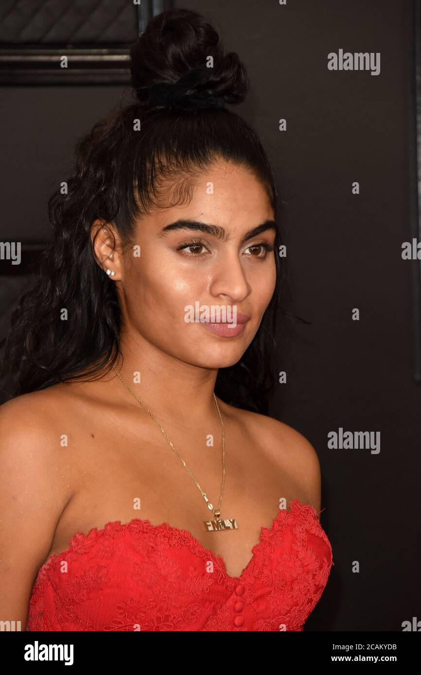 LOS ANGELES - JAN 26: Jessie Reyez at the 62nd Grammy Awards at the Staples Center on January 26 ...