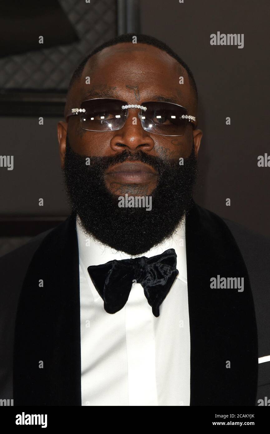 LOS ANGELES - JAN 26: Rick Ross at the 62nd Grammy Awards at the ...