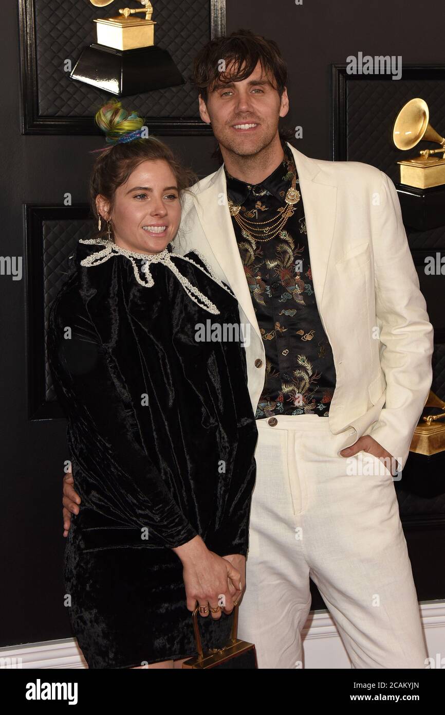 LOS ANGELES - JAN 26: Victoria Evigan, Jason Evigan at the 62nd Grammy ...