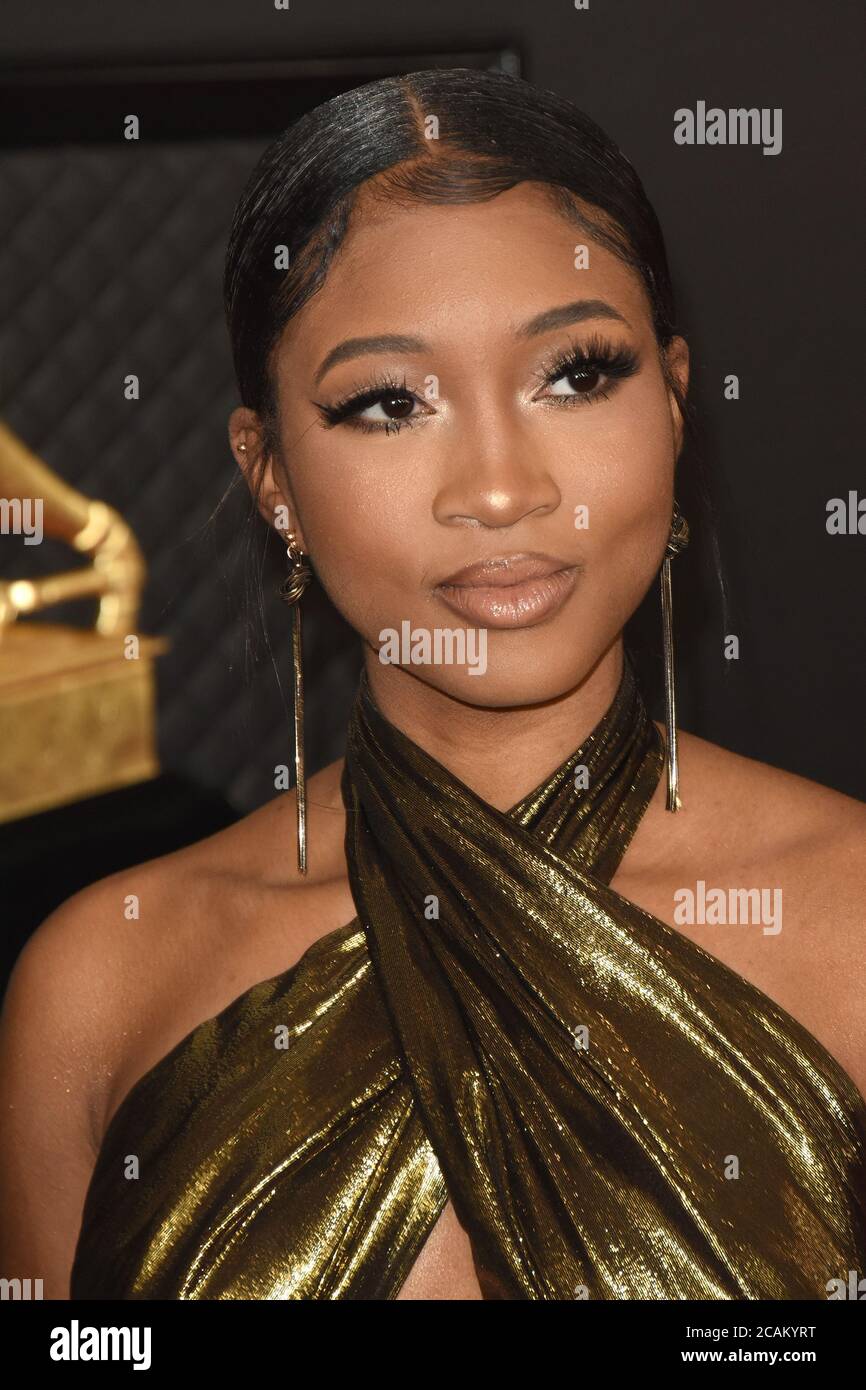 LOS ANGELES - JAN 26: Nija Charles at the 62nd Grammy Awards at the ...