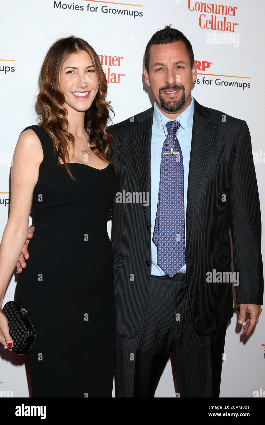LOS ANGELES - JAN 11: Jackie Sandler and Adam Sandler at the AARP ...