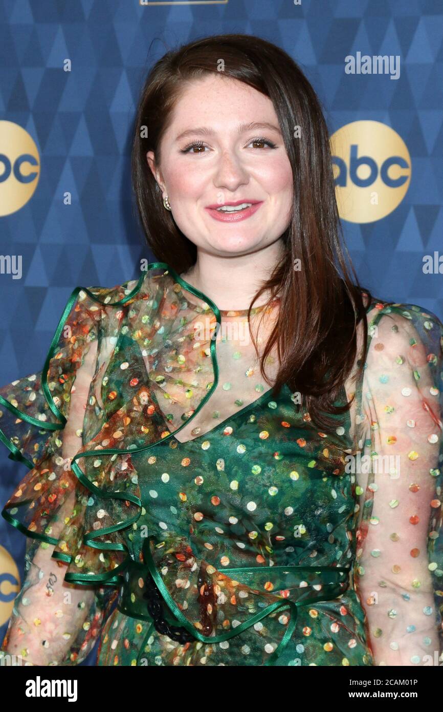 LOS ANGELES - JAN 8: Emma Kenney at the ABC Winter TCA Party Arrivals ...