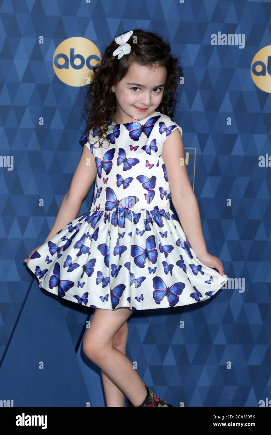 LOS ANGELES - JAN 8: Ella Grace Helton at the ABC Winter TCA Party ...