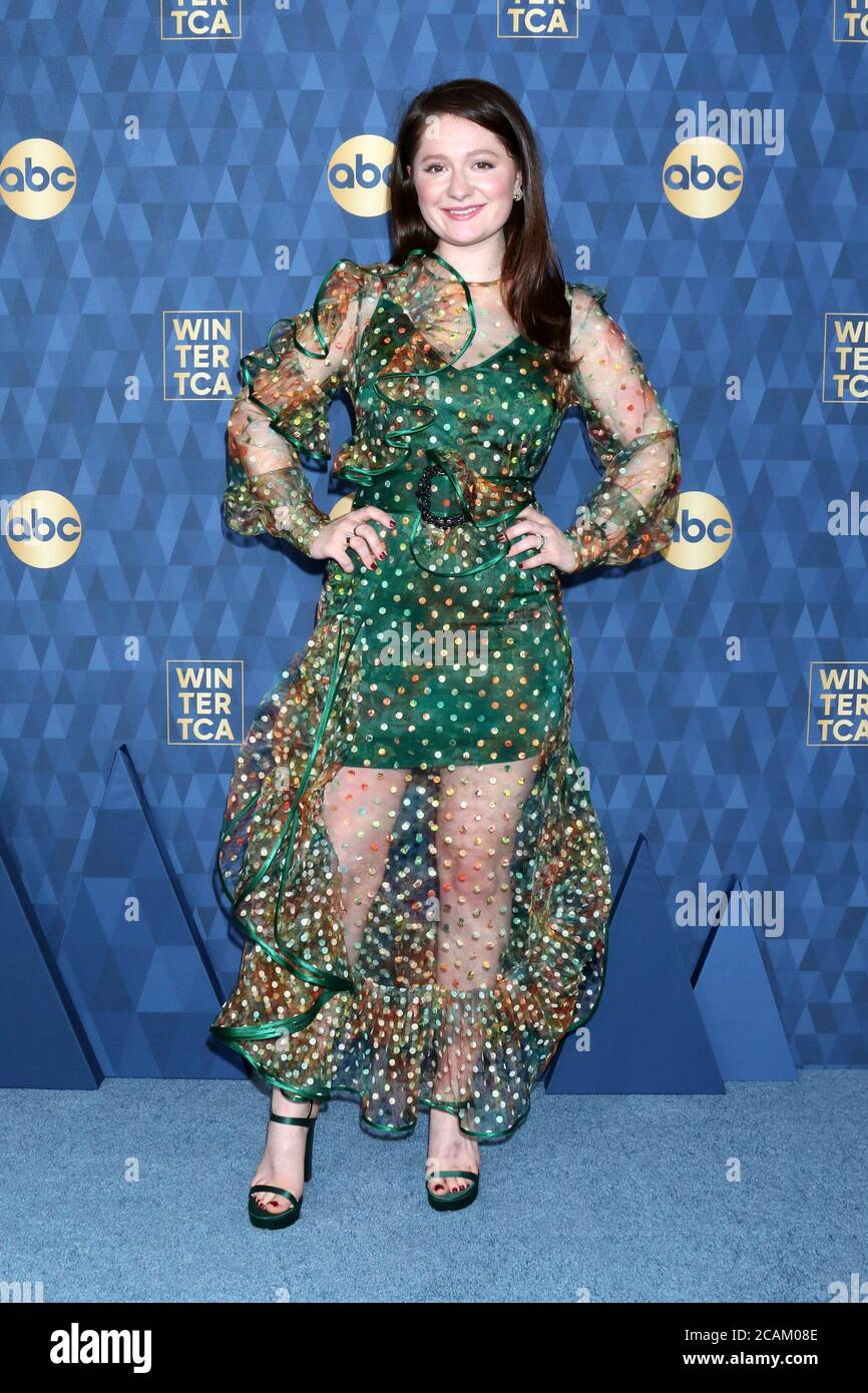LOS ANGELES - JAN 8: Emma Kenney at the ABC Winter TCA Party Arrivals ...