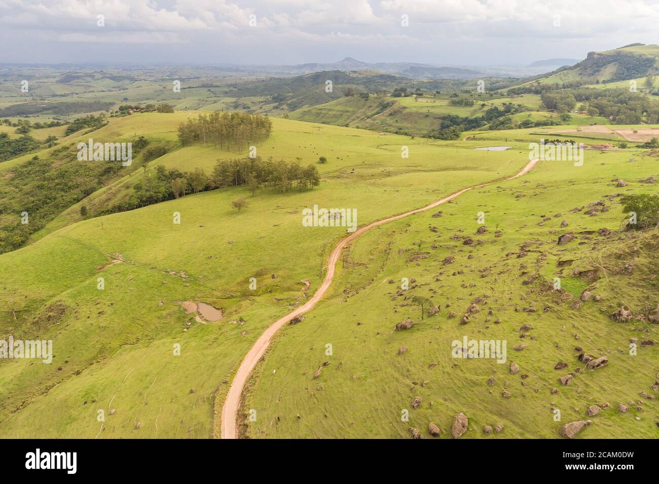 Vegetation and landscape of Ribeirao Claro, PR, Brazil Stock Photo - Alamy