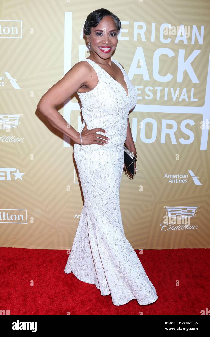 LOS ANGELES - FEB 23: Robin Downes at the American Black Film Festival ...