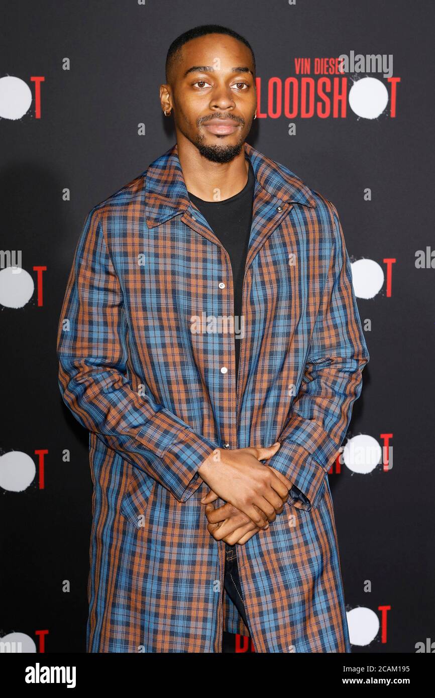 LOS ANGELES - MAR 10: Kennedy Moore at the "Bloodshot" Premiere at the ...