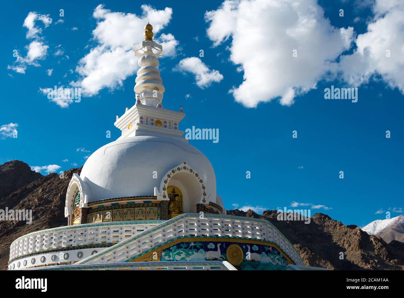 Ladakh, India - Shanti Stupa in Leh, Ladakh, Jammu and Kashmir, India ...