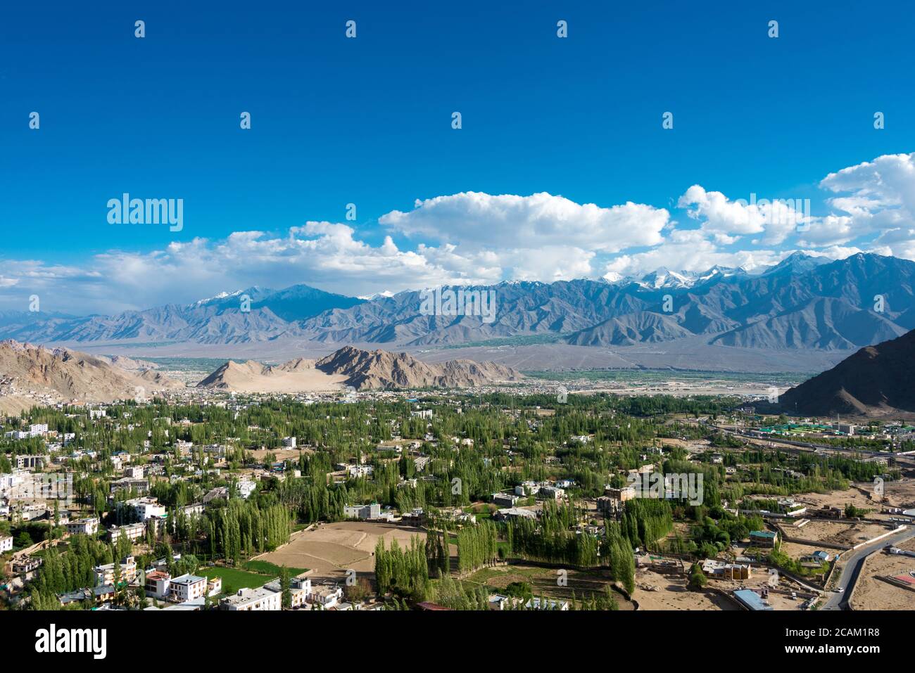 Ladakh, India - Beautiful scenic view from Shanti Stupa in Leh, Ladakh ...