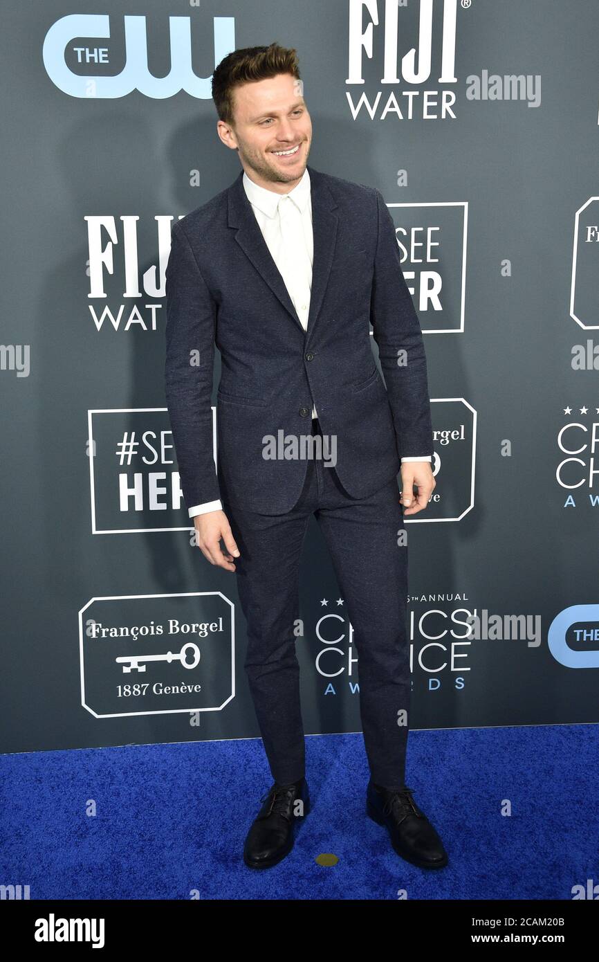LOS ANGELES - JAN 12: John Radzinski at the Critics Choice Awards 2020 ...