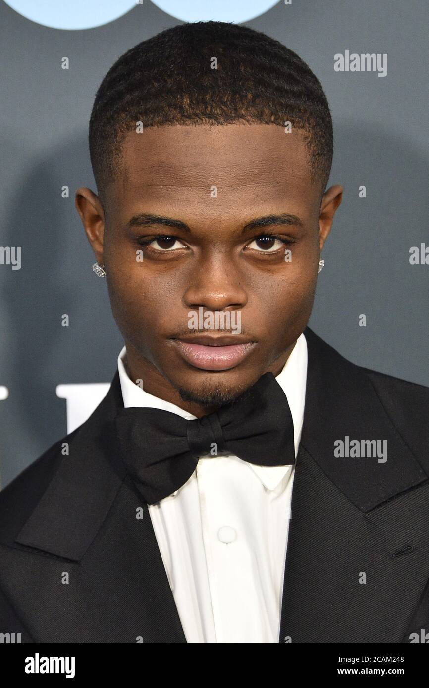 LOS ANGELES - JAN 12: Akili McDowell at the Critics Choice Awards 2020 ...