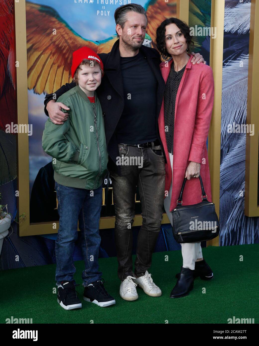 LOS ANGELES - JAN 11: Addison O'Dea, Minnie Driver, Henry Driver at the ...