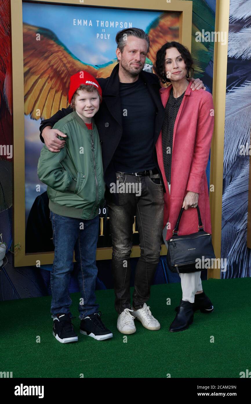 LOS ANGELES - JAN 11: Addison O'Dea, Minnie Driver, Henry Driver at the ...