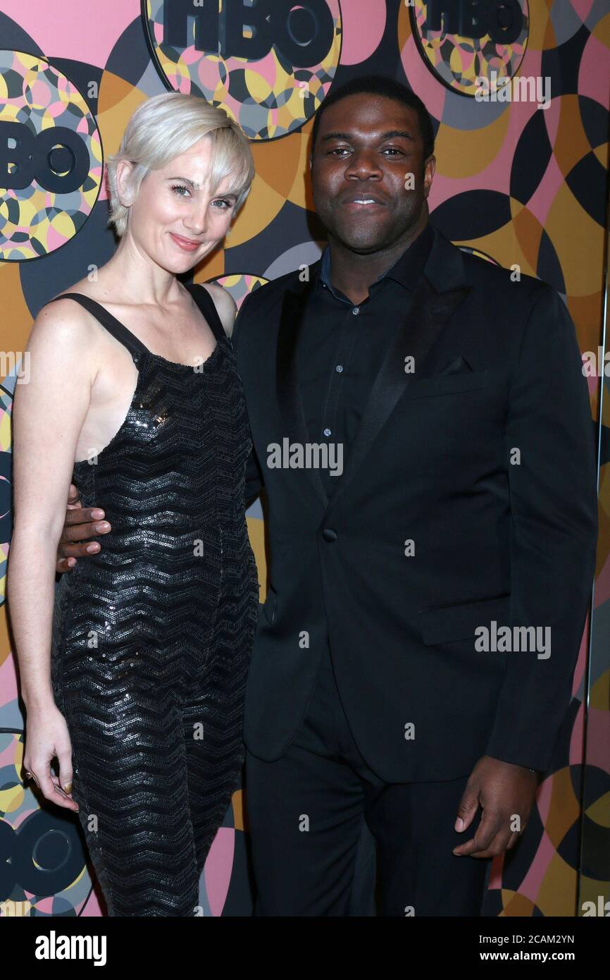 LOS ANGELES - JAN 5: Sam Richardson and wife at the 2020 HBO Golden ...