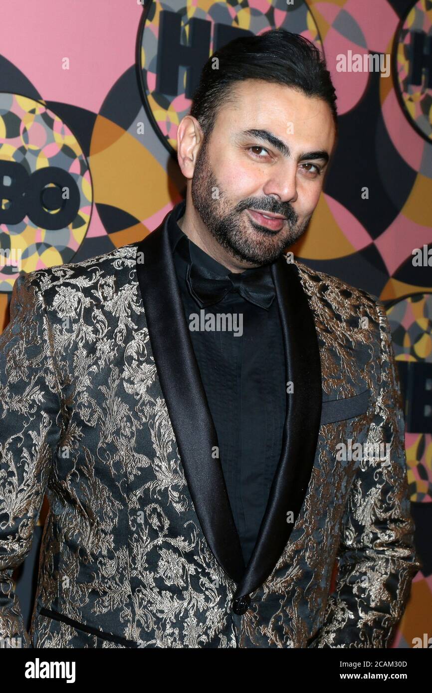 LOS ANGELES - JAN 5: Mo Karim at the 2020 HBO Golden Globe After Party ...