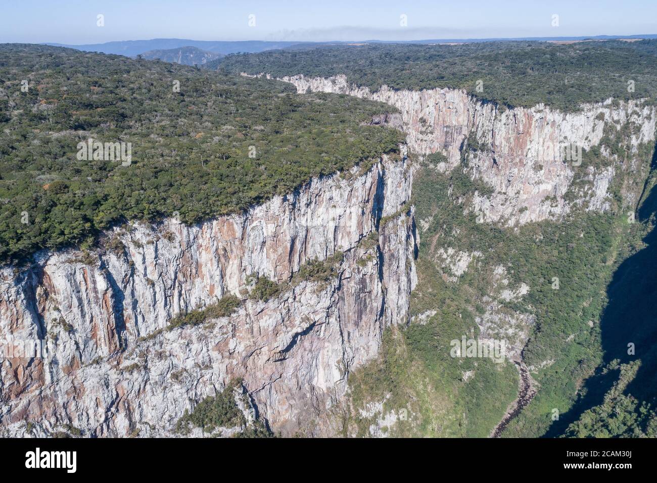 Aerial view of Itaimbezinho Canyon, Cambara do Sul, RS, Brazil Stock ...
