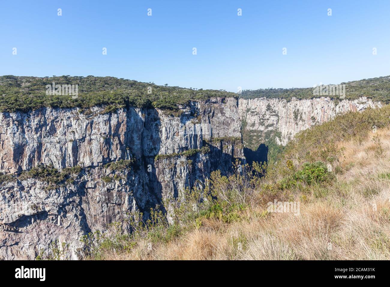 Aerial view of Itaimbezinho Canyon, Cambara do Sul, RS, Brazil Stock ...