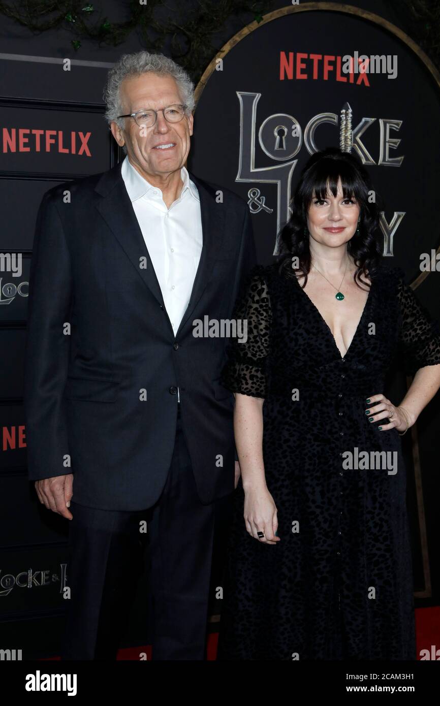 LOS ANGELES - FEB 5: Carlton Cuse, Meredith Averill at the "Locke & Key ...