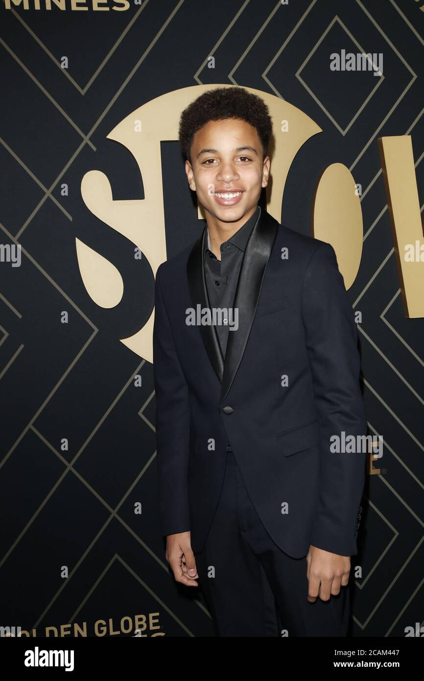LOS ANGELES - JAN 4: Joshua Caleb Johnson at the Showtime Golden Globe ...