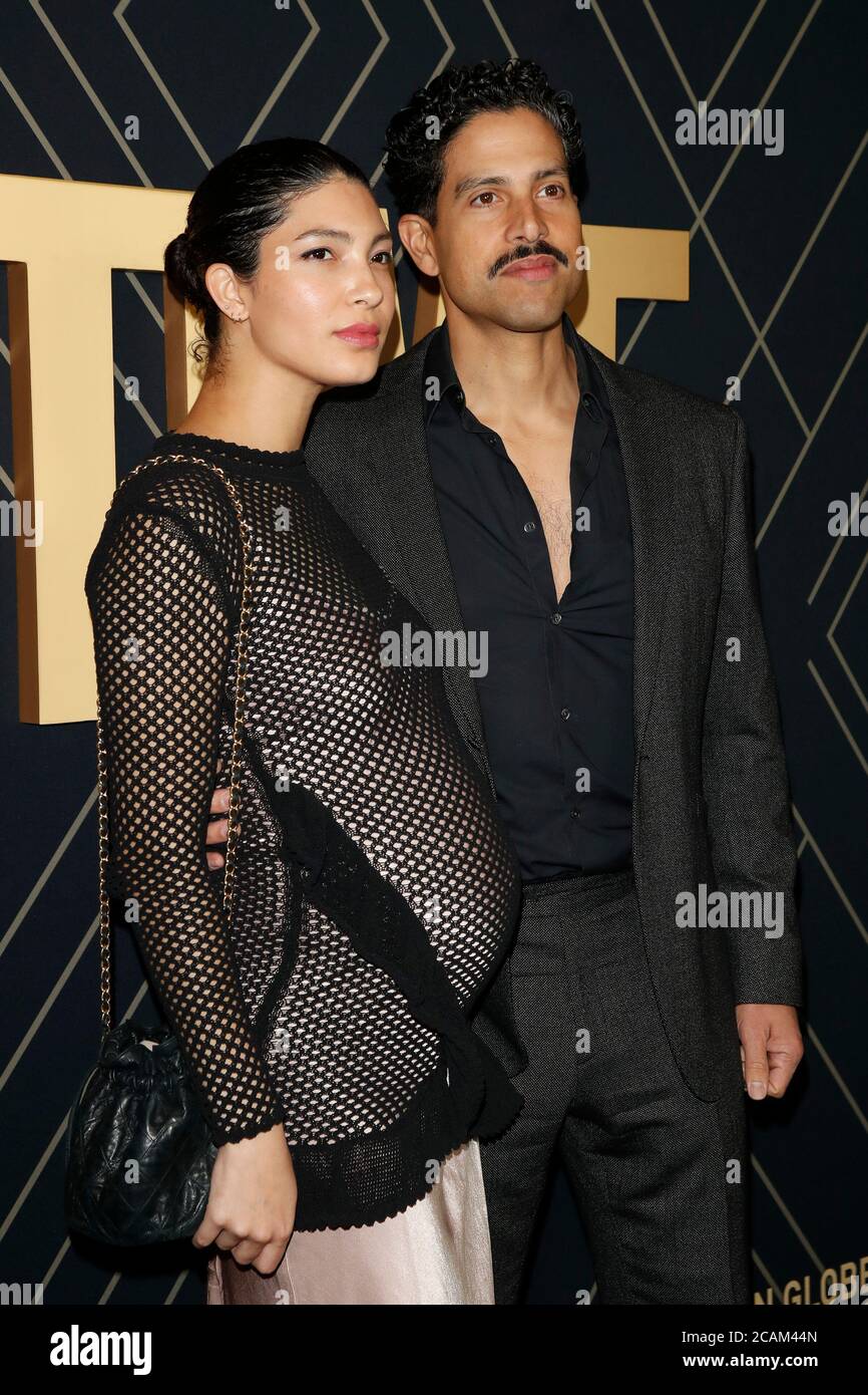 LOS ANGELES - JAN 4: Grace Gail, Adam Rodriguez at the Showtime Golden ...