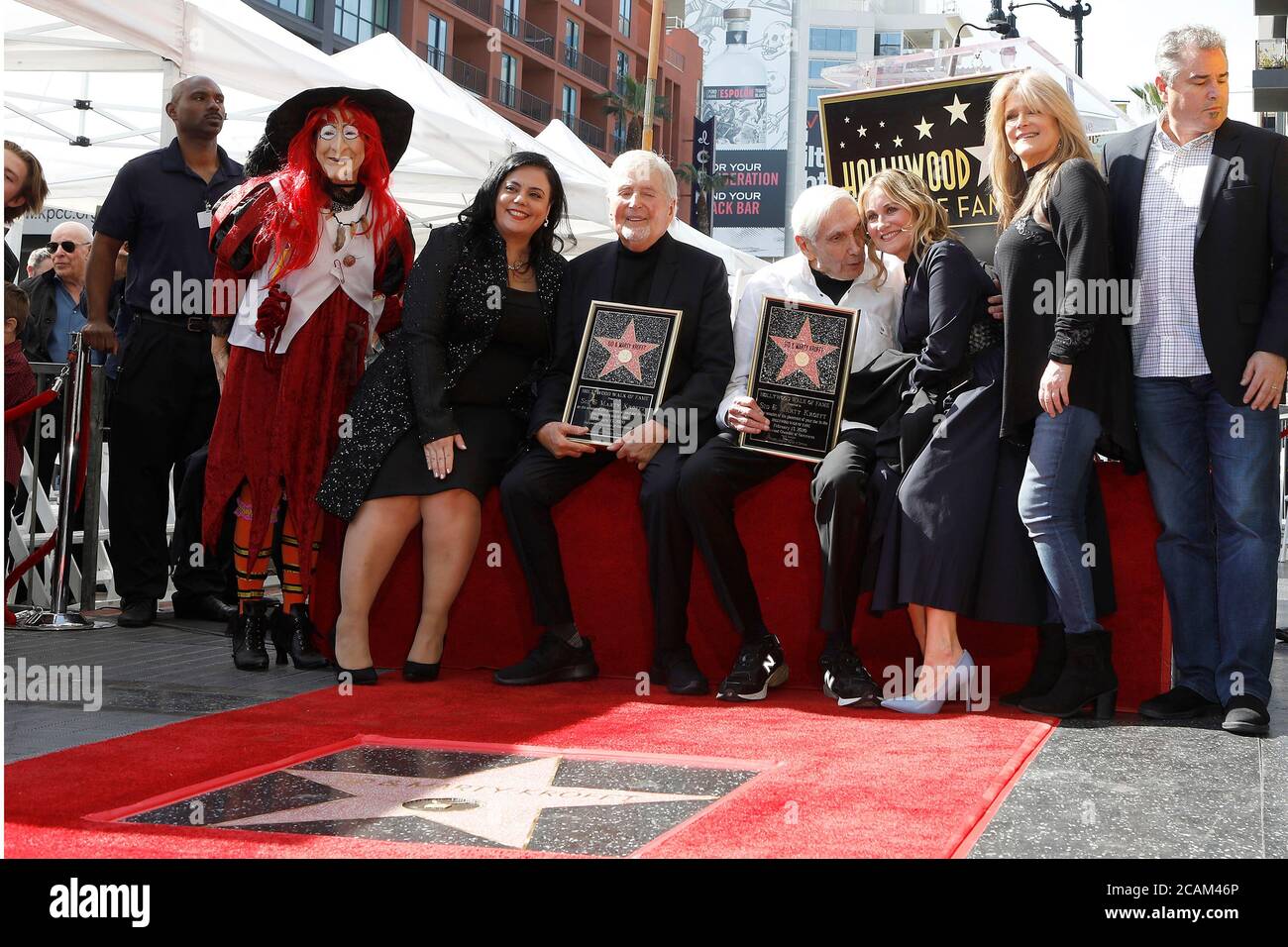 LOS ANGELES - FEB 13: Rana Ghadban, Sid Krofft, Marty Krofft, Maureen ...