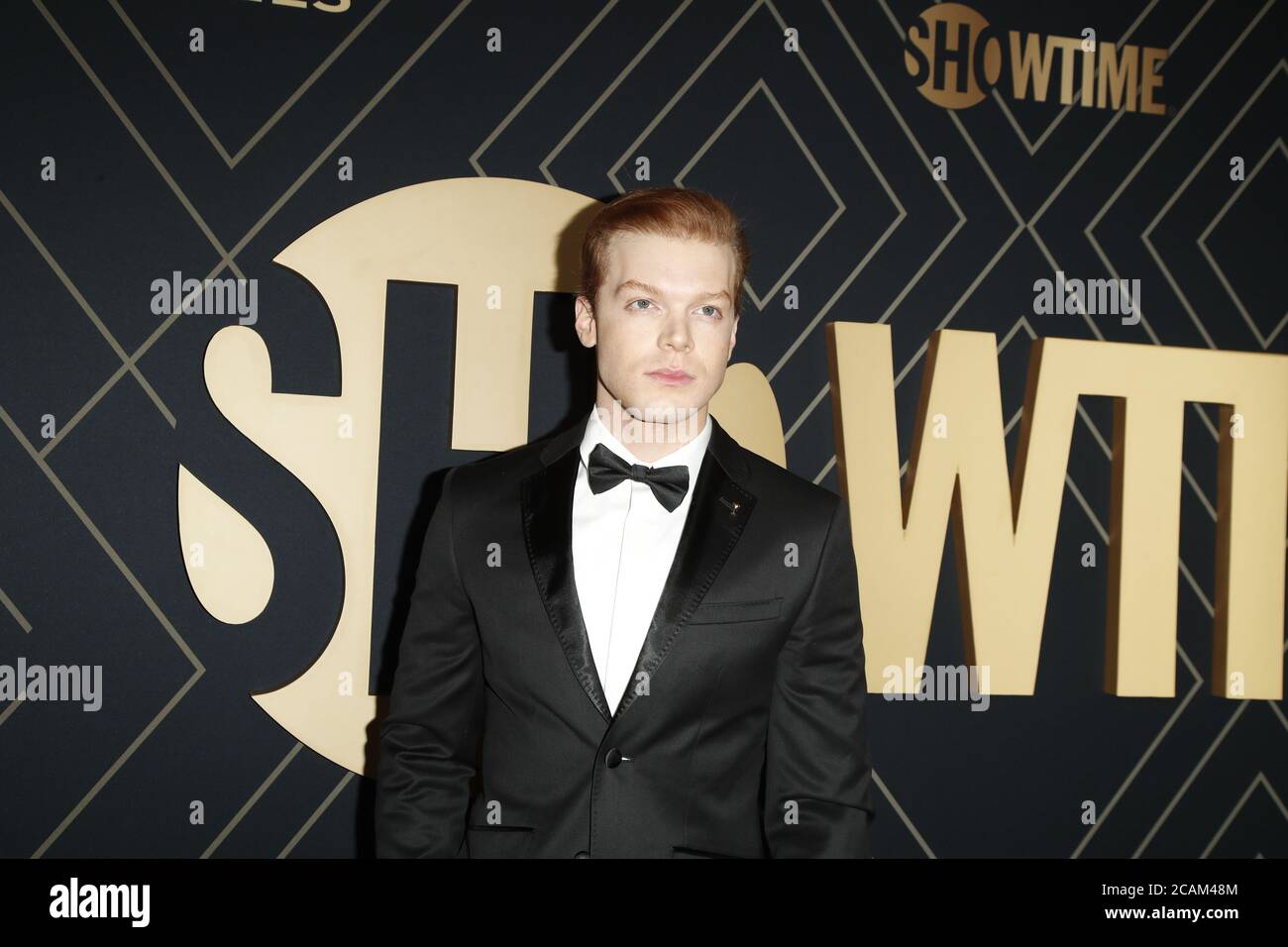 LOS ANGELES - JAN 4: Cameron Monaghan at the Showtime Golden Globe ...