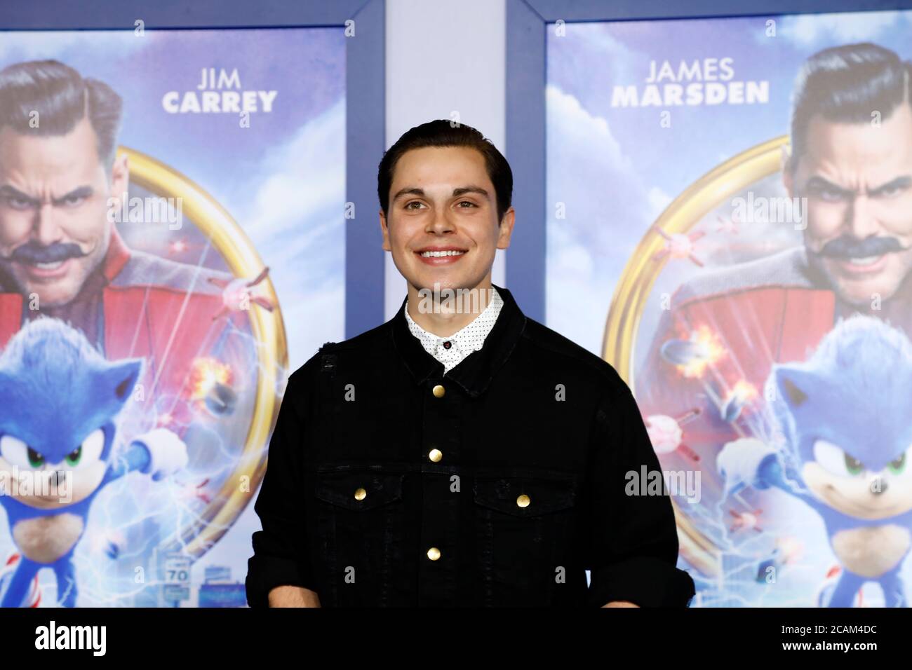 LOS ANGELES - FEB 12: Jake T Austin at the "Sonic The Hedgehog" Special ...