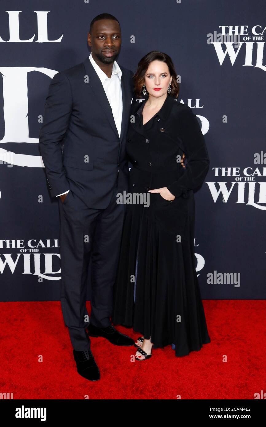 LOS ANGELES - FEB 13: Omar Sy, Helene Sy at the "The Call of the Wild ...