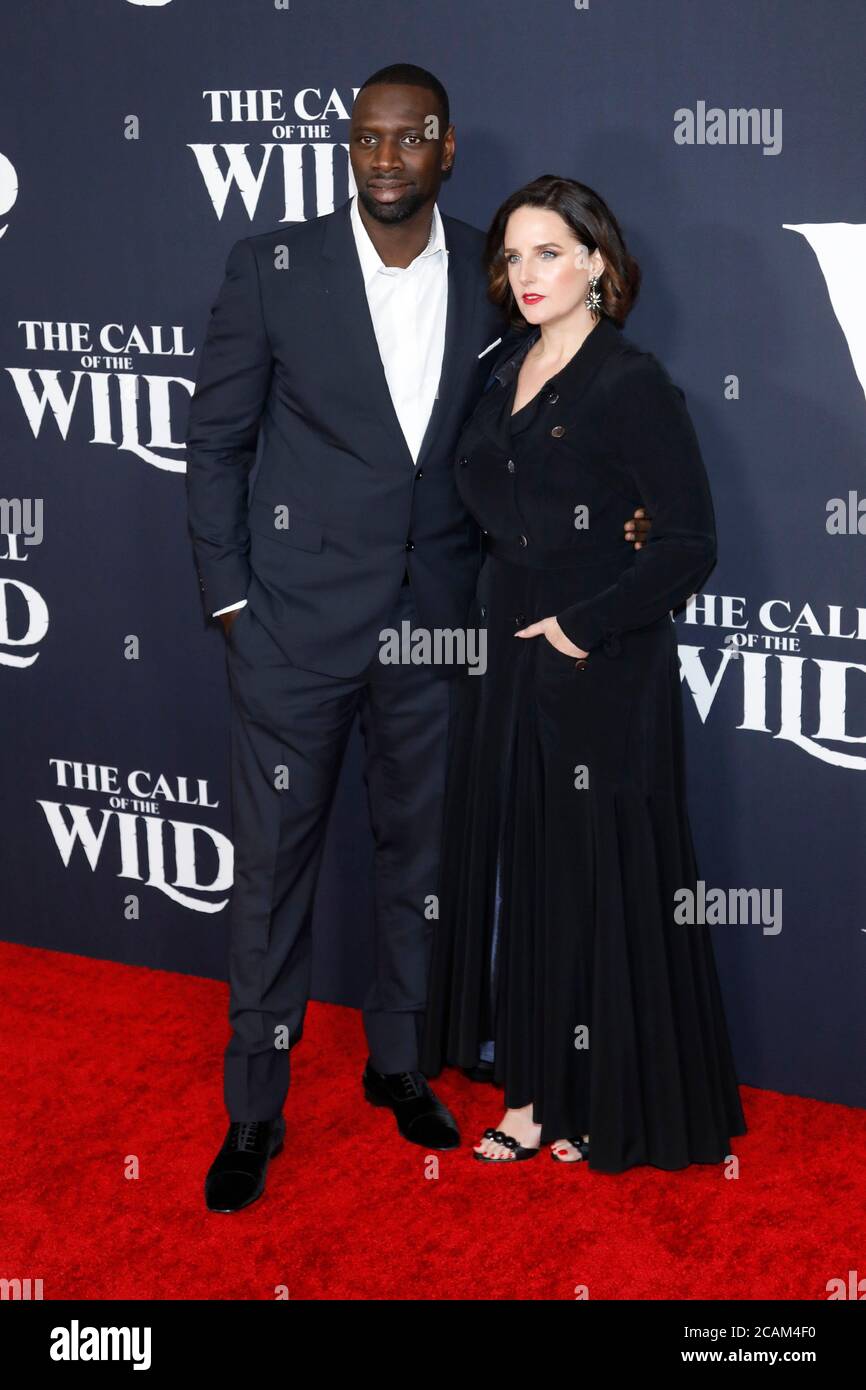 LOS ANGELES - FEB 13: Omar Sy, Helene Sy at the "The Call of the Wild ...
