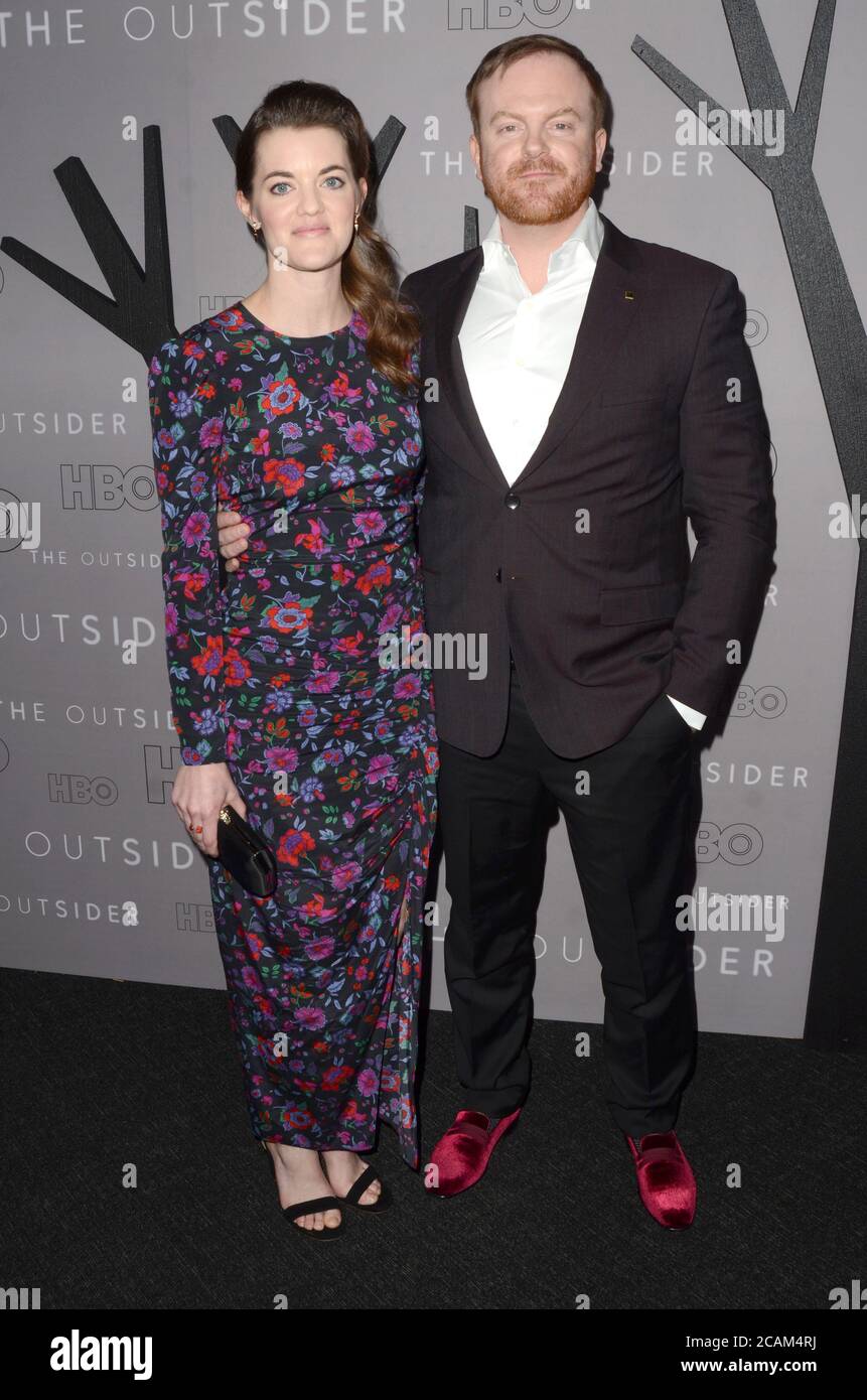 LOS ANGELES - JAN 9: Rachel Whitney, Jeremy Bobb at the "The Outsider ...
