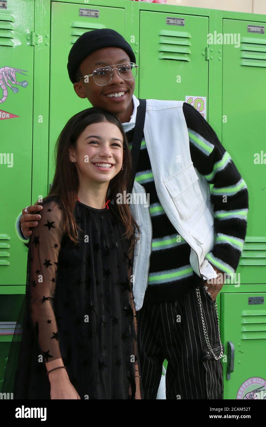 LOS ANGELES - JAN 25: Acarlett Estevez, Israel Johnson at the "Zombies ...
