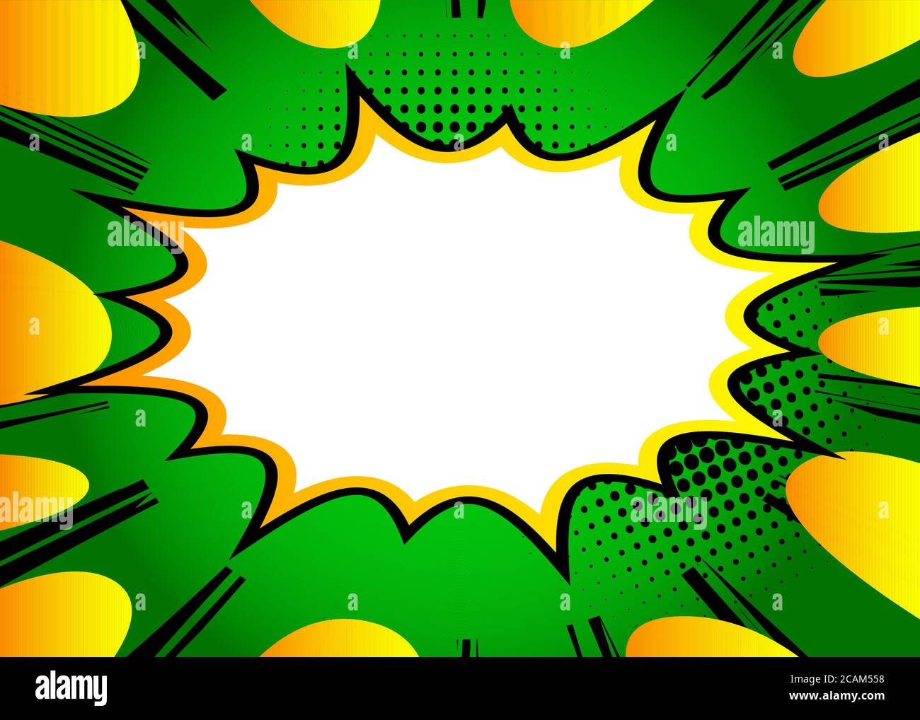 Cartoon design colored background. Comic book backdrop illustration ...