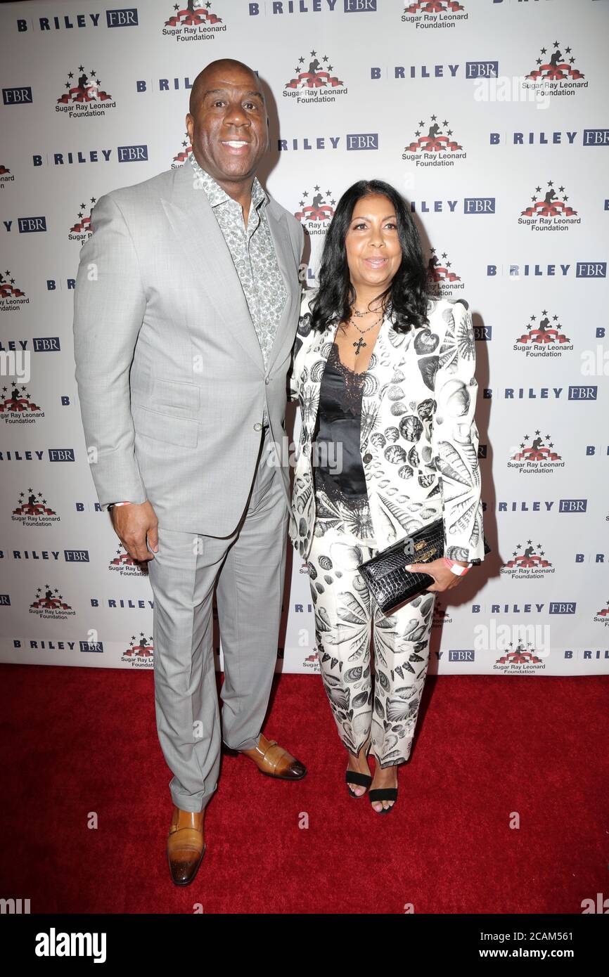 LOS ANGELES - MAY 22: Magic Johnson, Earvin Johnson Jr, Cookie Johnson ...