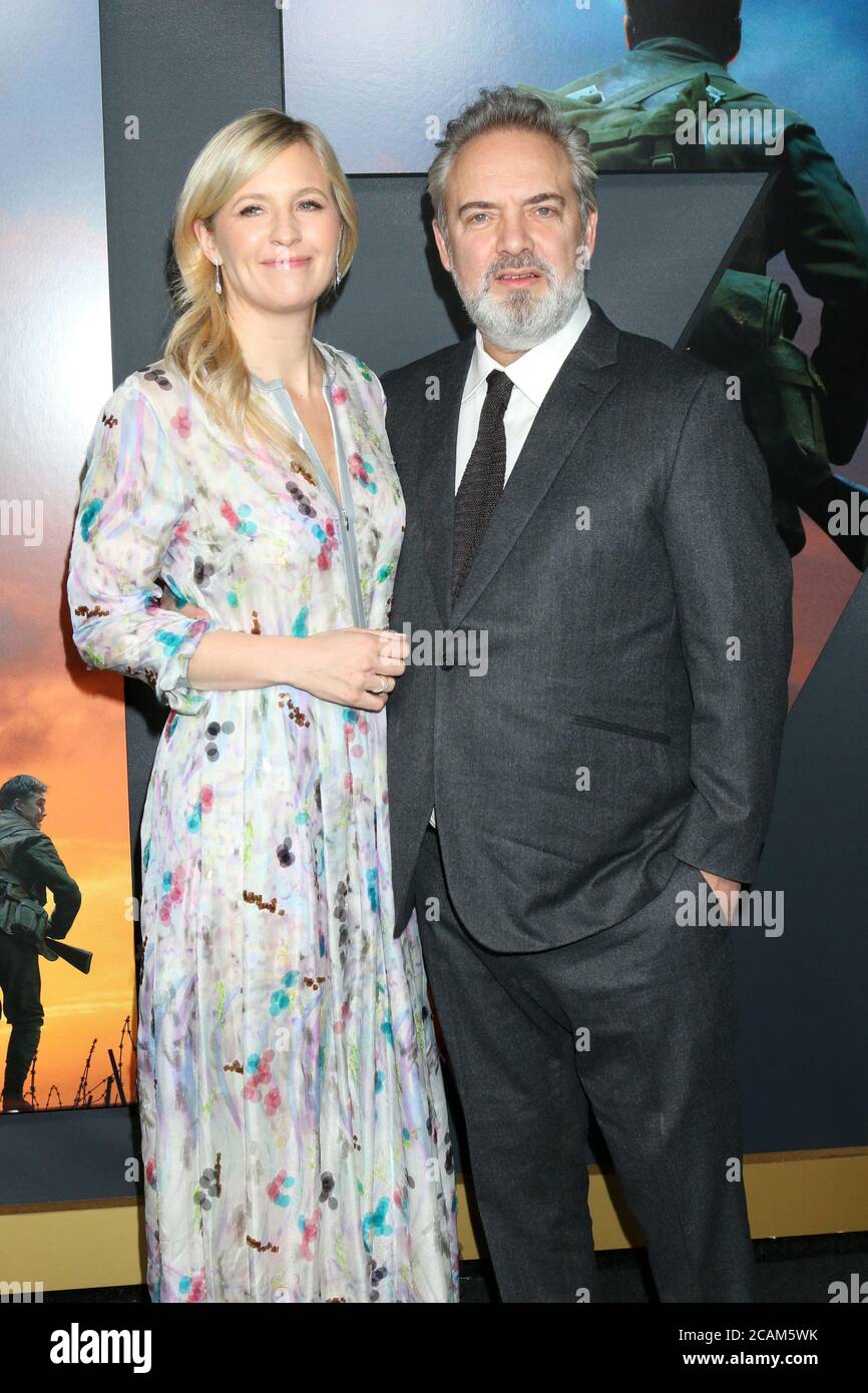 LOS ANGELES - DEC 18: Alison Balsom, Sam Mendes at the "1917" Premiere ...