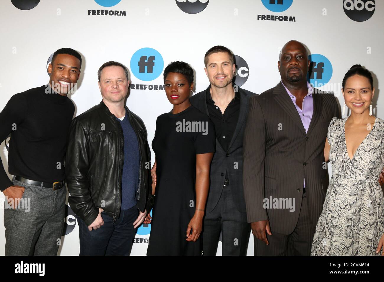 LOS ANGELES - FEB 5: TItus Makin, Alexi Hawley, Afton Williamson, Eric ...
