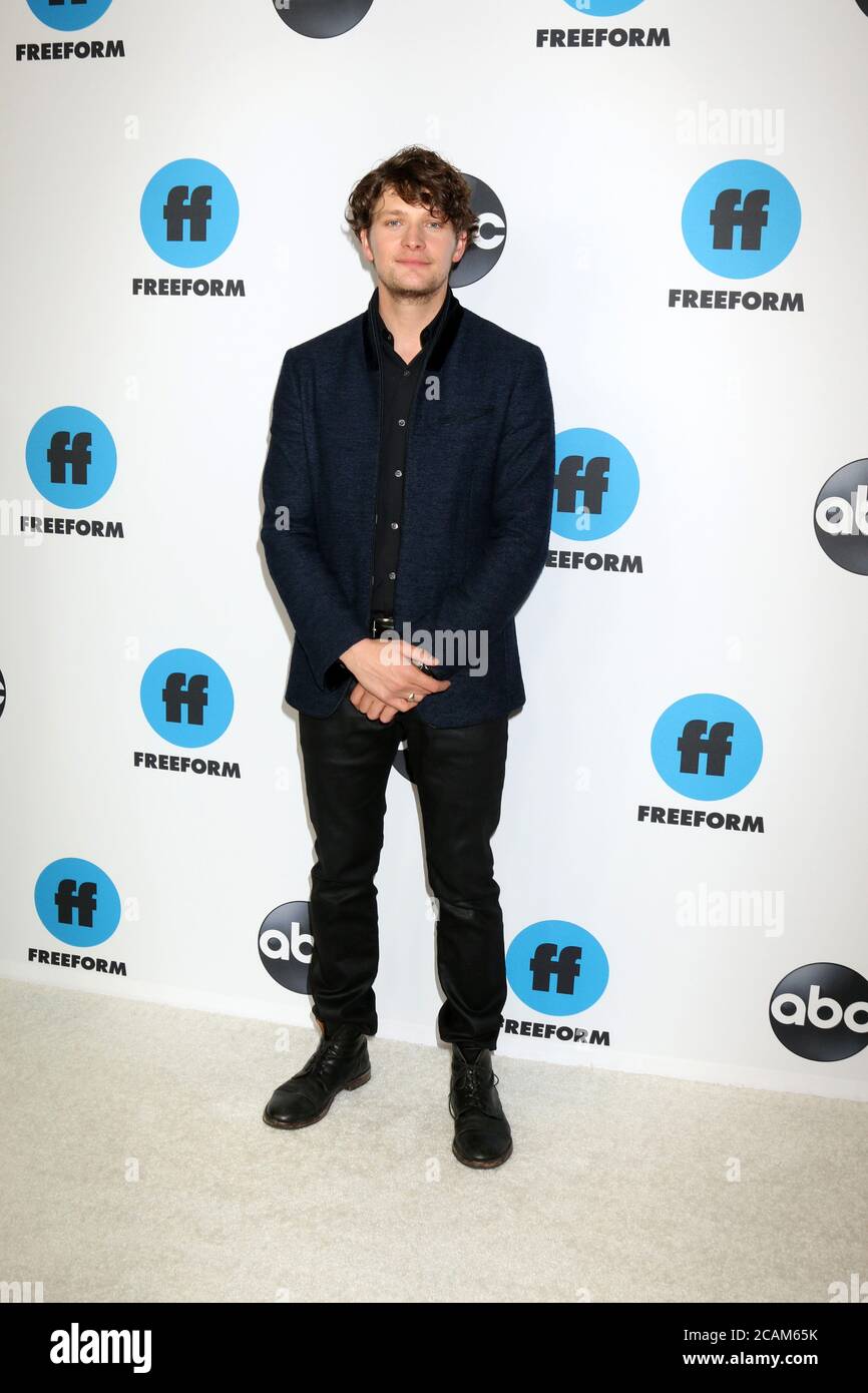 LOS ANGELES - FEB 5: Brett Dier at the Disney ABC Television Winter ...