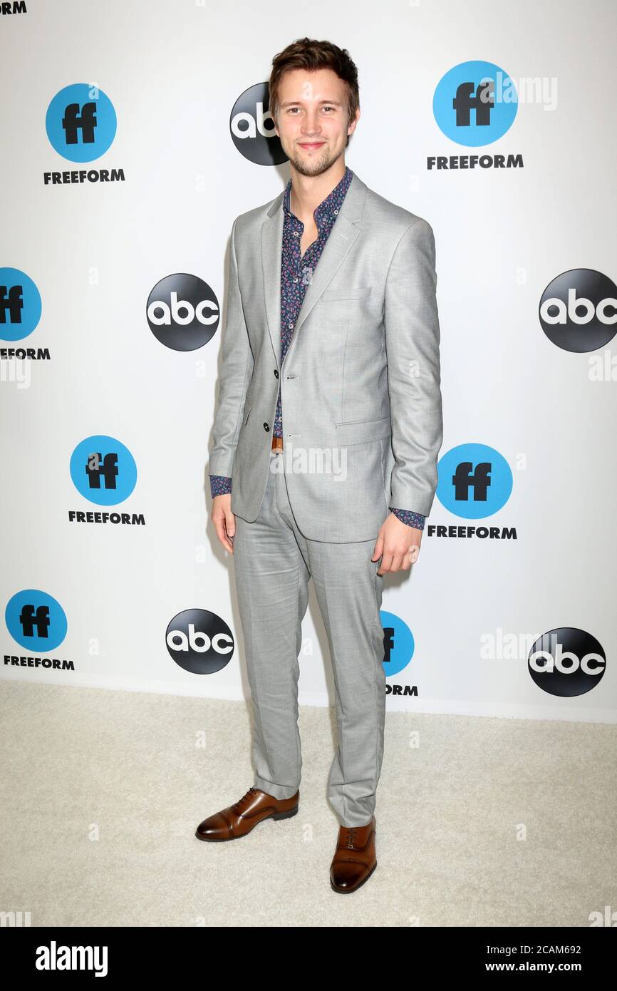 LOS ANGELES - FEB 5: Sam Straley at the Disney ABC Television Winter ...