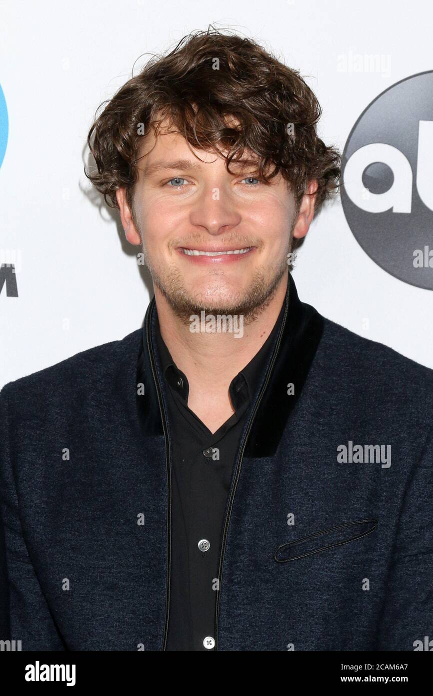 LOS ANGELES - FEB 5: Brett Dier at the Disney ABC Television Winter ...