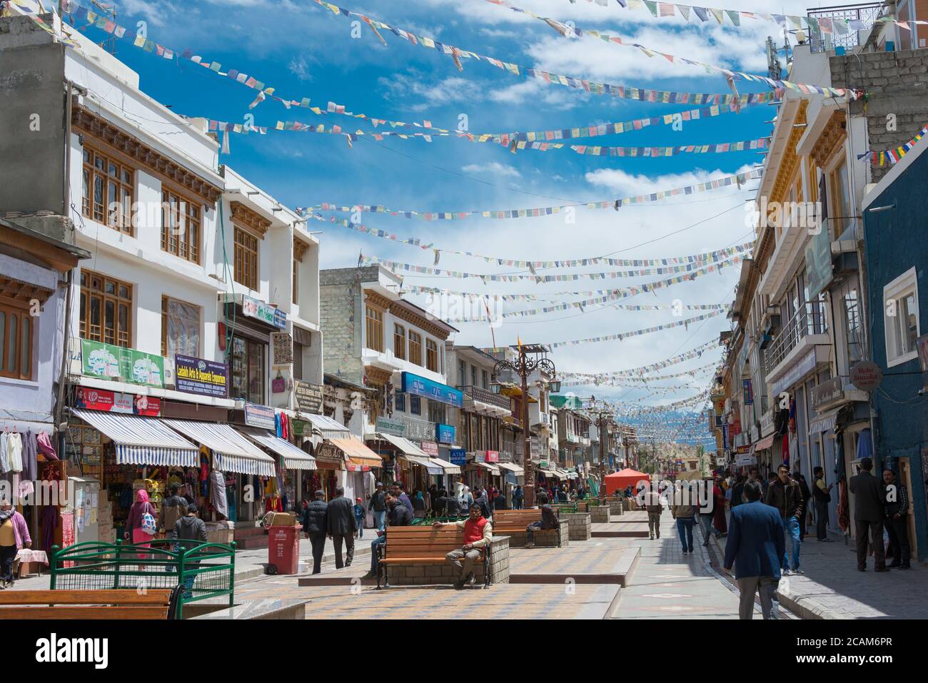 Leh ladakh india main bazaar hi-res stock photography and images - Alamy