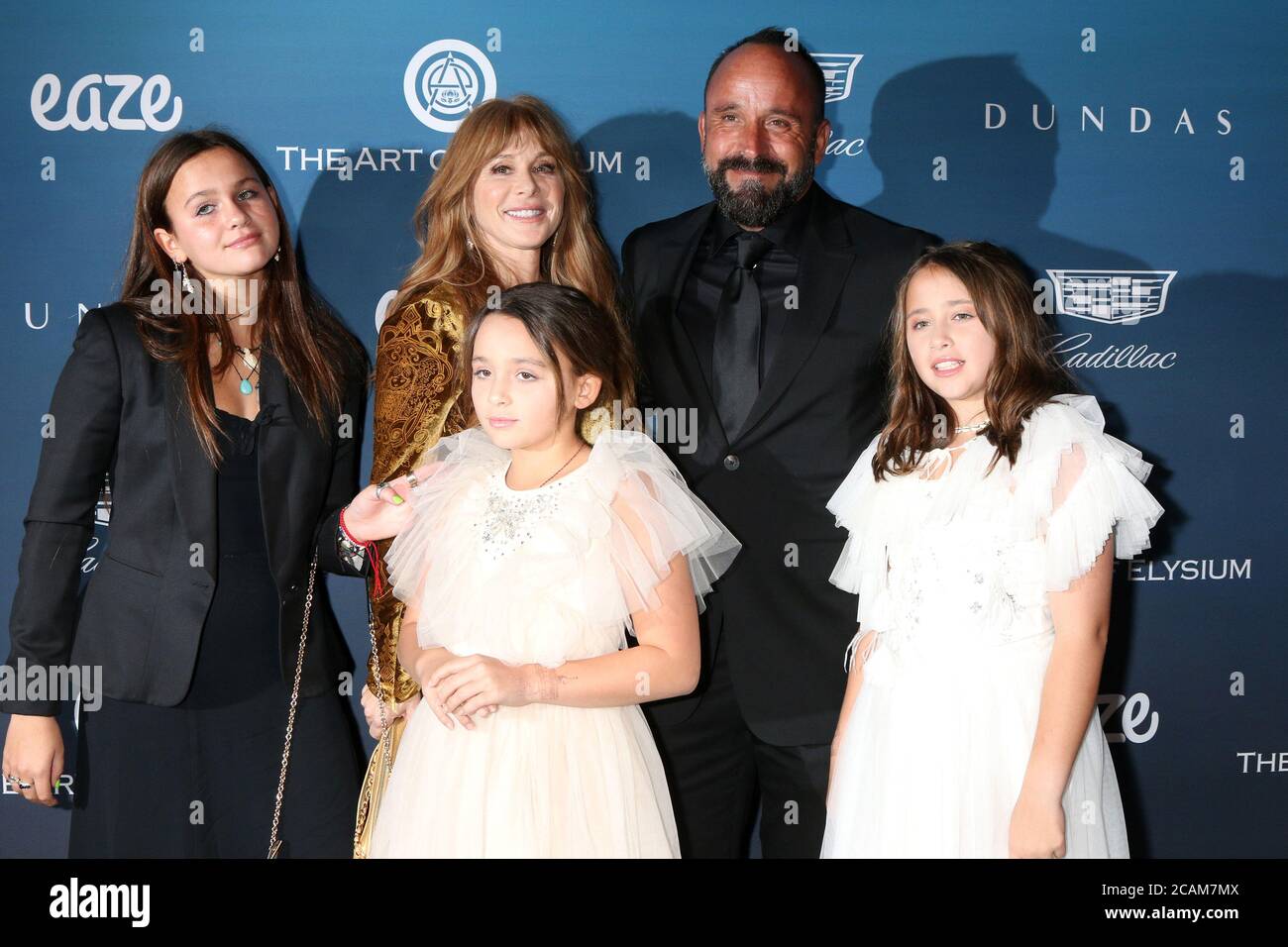 LOS ANGELES - JAN 5: Michael Muller, family at the Art of Elysium 12th ...