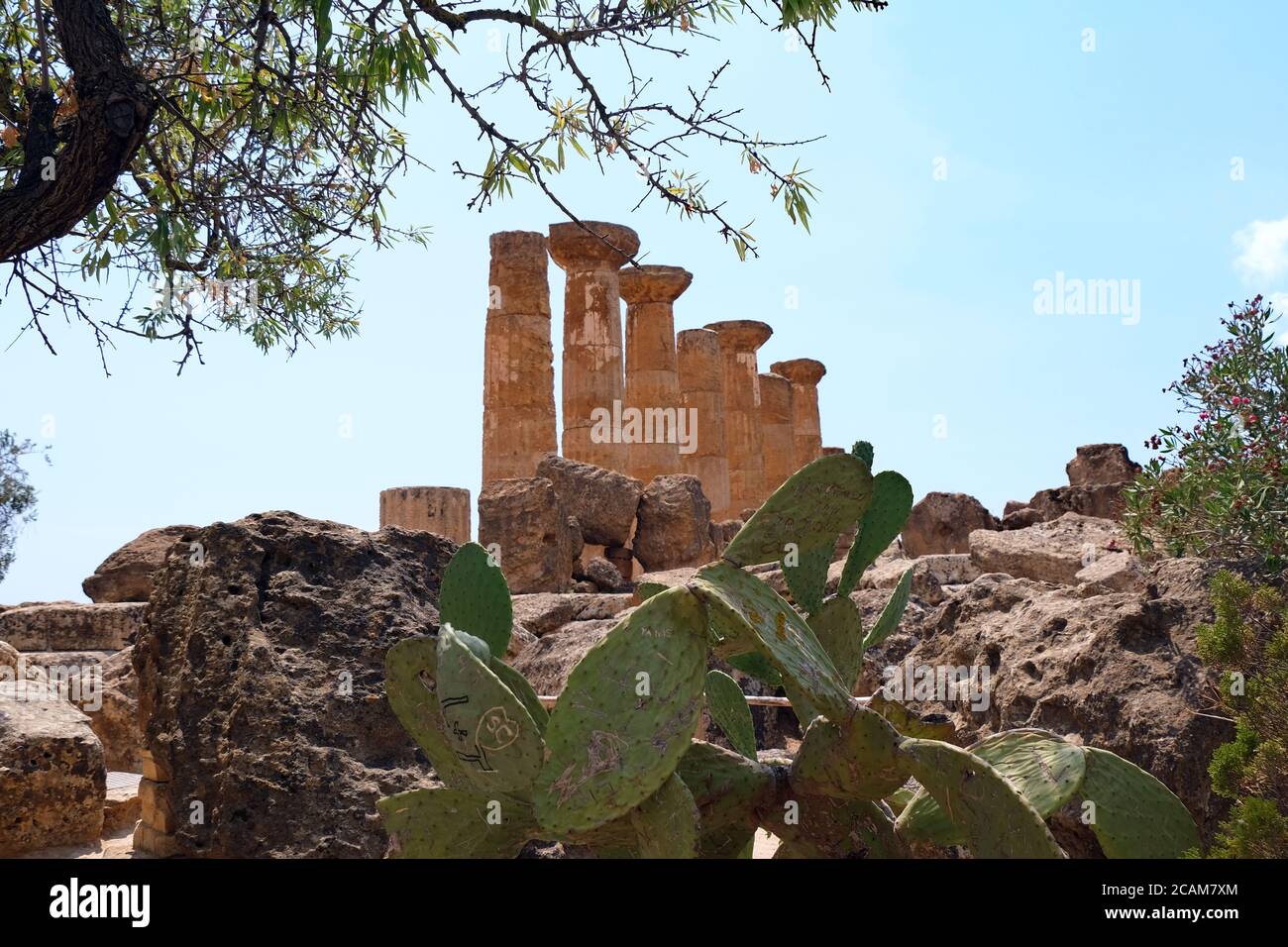 Agrigento Akragas Valley of the Temples - Tempio di Ercole (Hercules ...