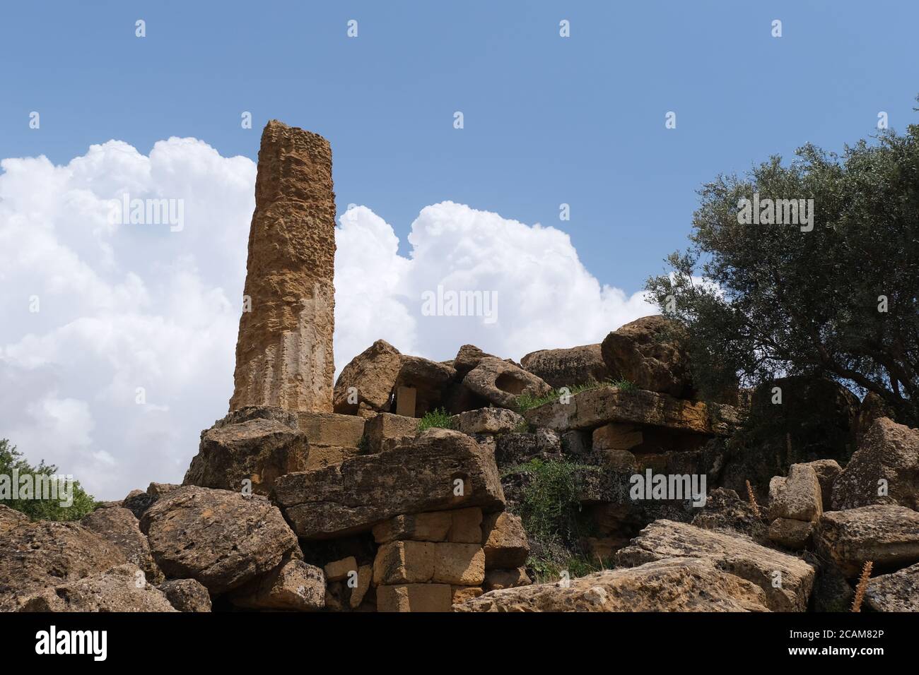 Agrigento Akragas Valley of the Temples - Tempio di Ercole (Hercules ...
