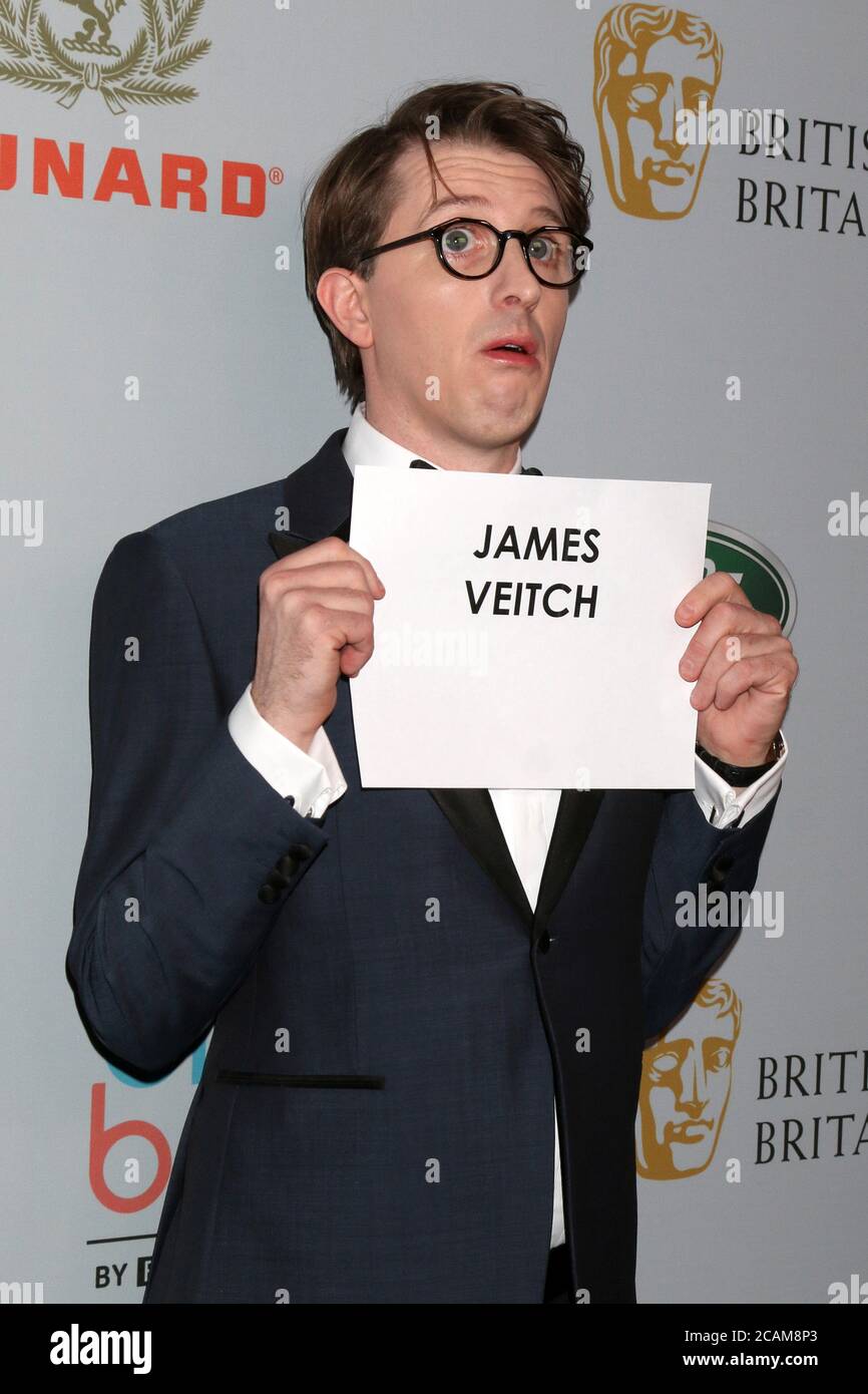 LOS ANGELES - OCT 25: James Veitch at the 2019 British Academy ...