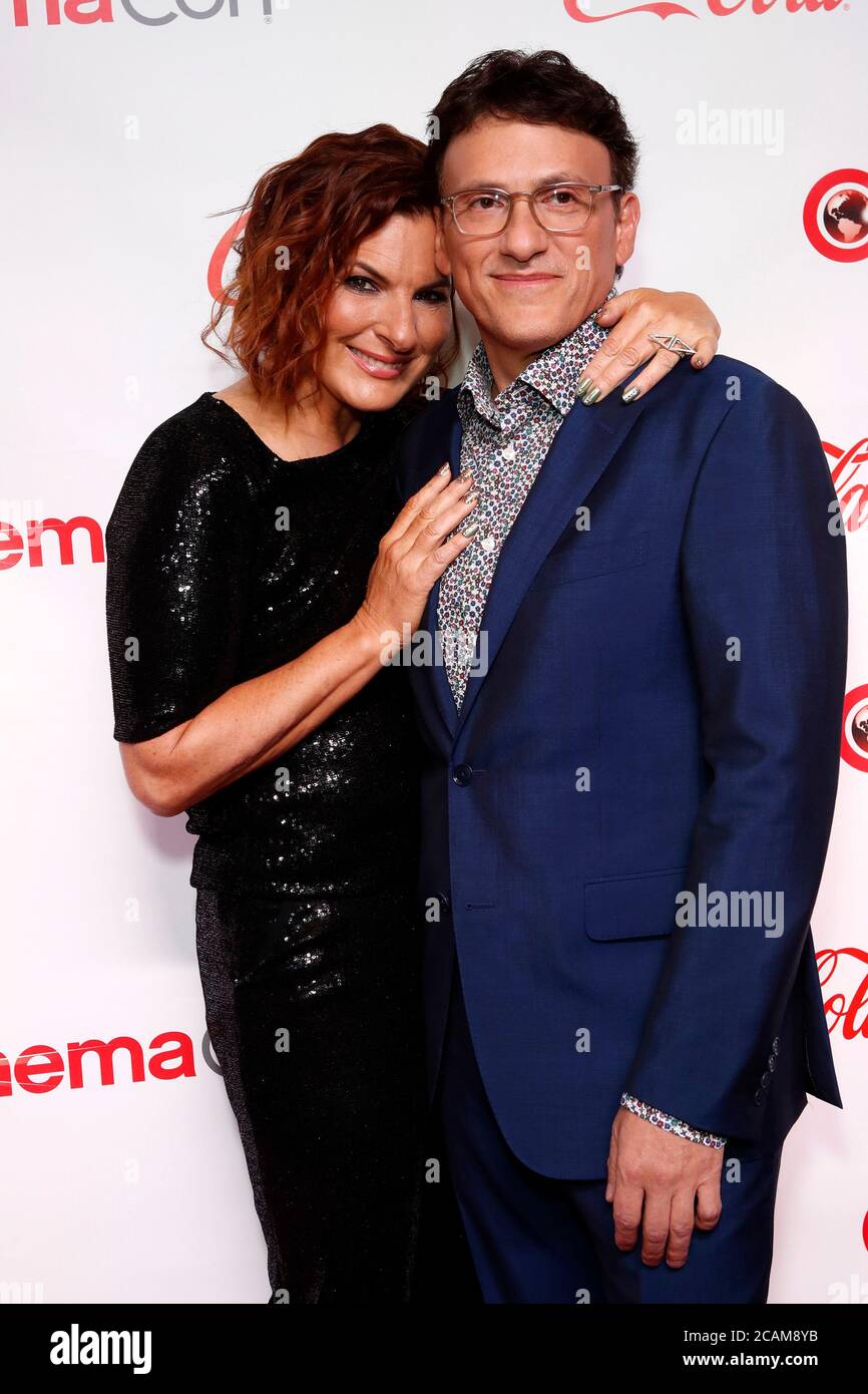 LAS VEGAS - APR 4: Anne Russo,, Anthony Russo at the 2019 CinemaCon Big ...