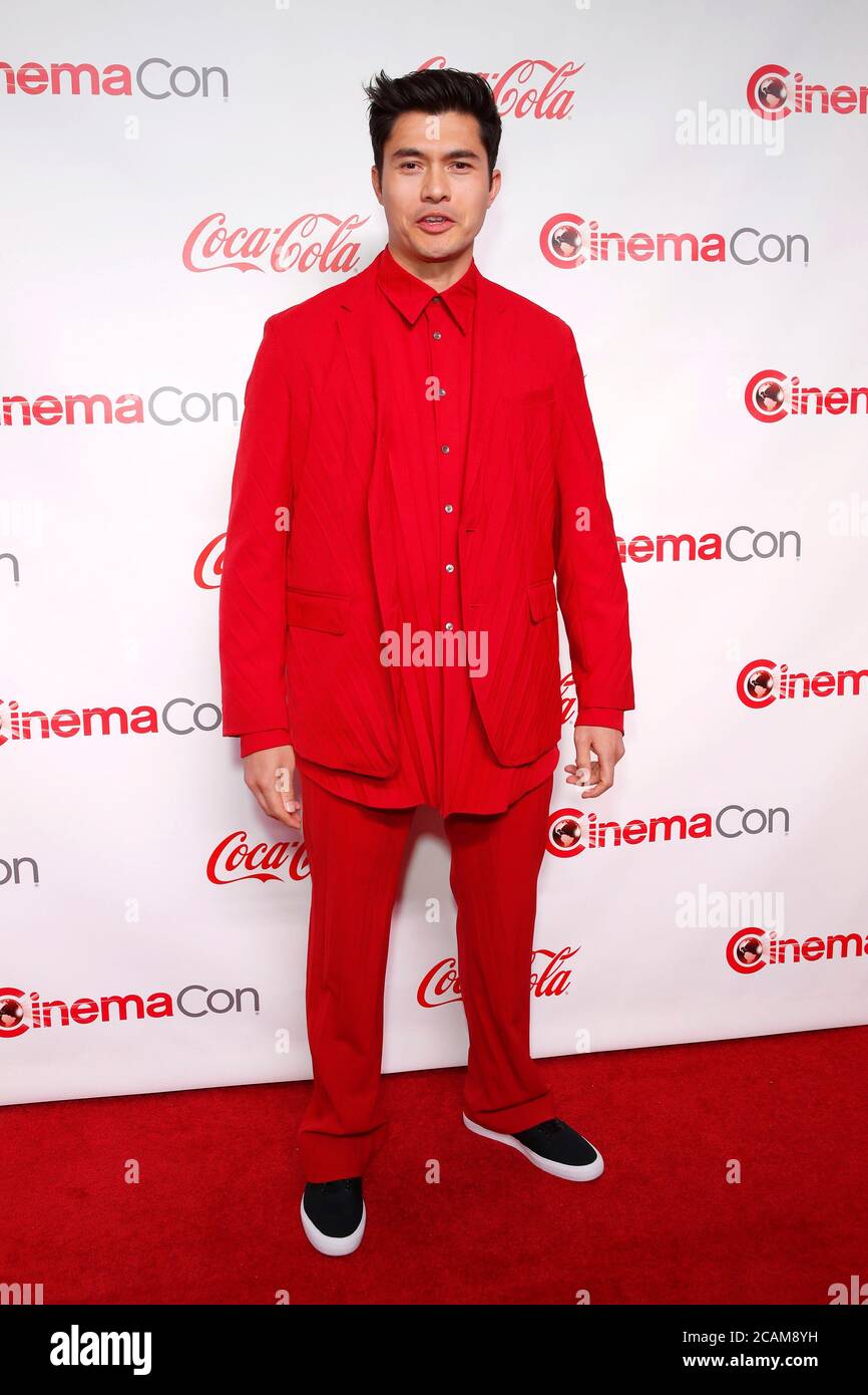 LAS VEGAS - APR 4: Henry Golding at the 2019 CinemaCon Big Screen ...